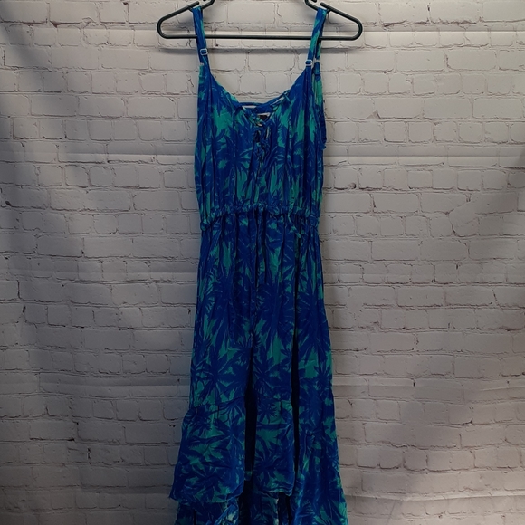 Leina designs | Dresses | Leina Designs Aloha Palm Print Hawaiis Dress ...